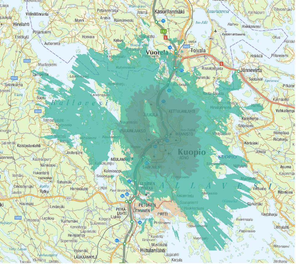 Kuopio saa kattavan 5G-verkon – DNA:n ja Telian Yhteisverkon rakennus ...