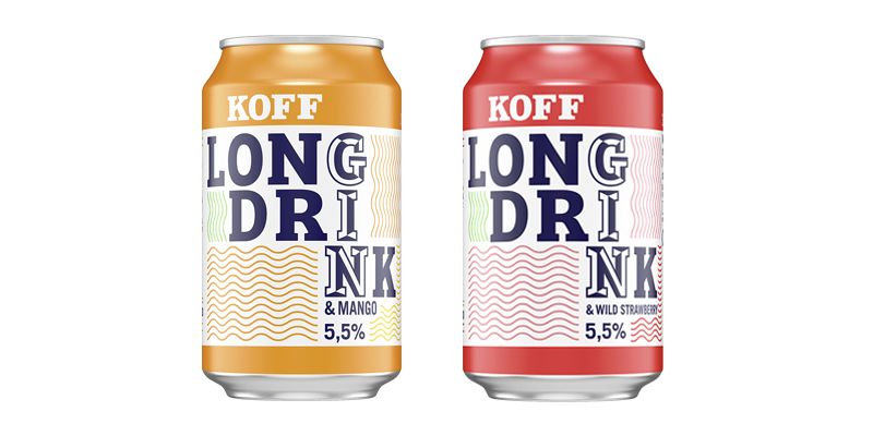 Värikkäät uutuuslonkerot: KOFF Long Drink maistuu nyt myös ...