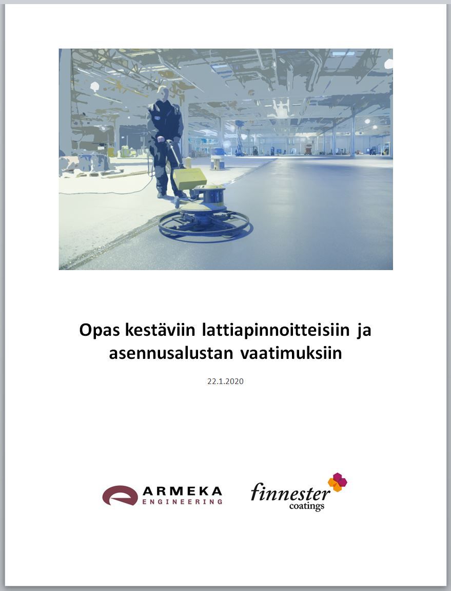 Mihin lattiapinnoiteopasta tarvitaan? | Armeka Engineering Oy