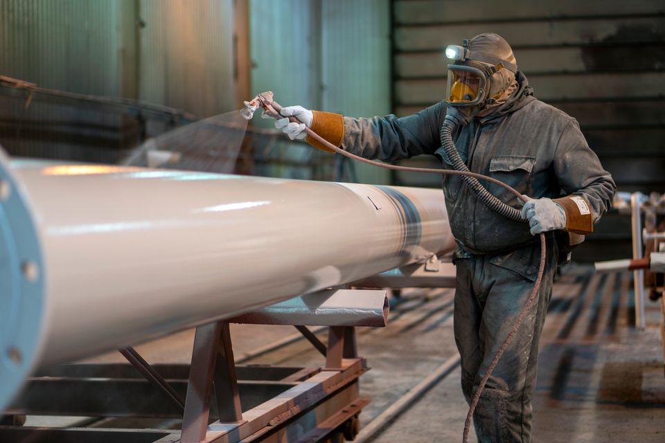 Porissa pintakäsitellään raskasta rautaa | FSP For Surface Protection Oy