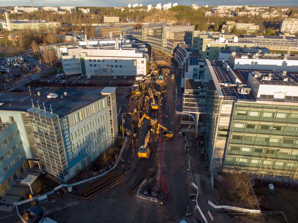 Vuoden GeoTeko-palkinto Raide-Jokerin Viikinkaaren tehopaalutukselle | Raide-Jokeri