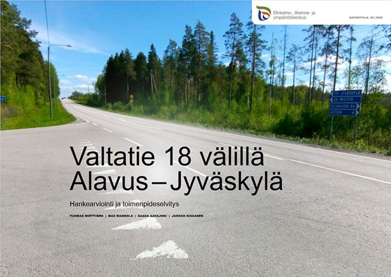 Toimenpideselvitys ja hankearviointi valtatielle 18 välille Alavus ...