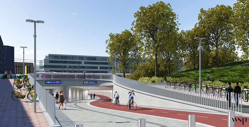 Central Railway Station’s accessible entrance to the railway yard ...