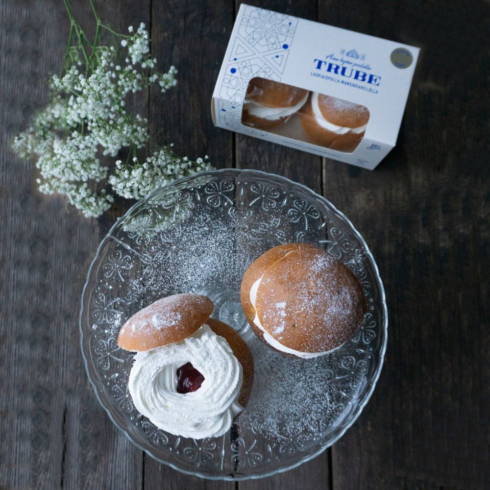 Truben laskiaispulla, joka sopii myös vegaaneille - maistuu ...
