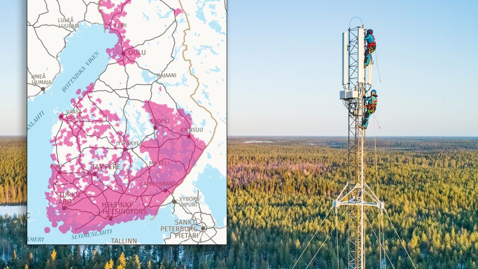 DNA’s 5G population coverage 93% – the latest municipalities are ...