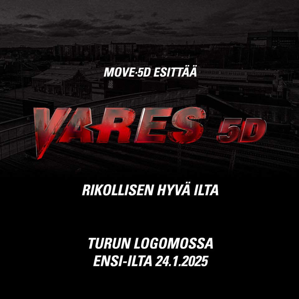 Vares 5D – rikollisen hyvä ilta Logomossa | LOGOMO