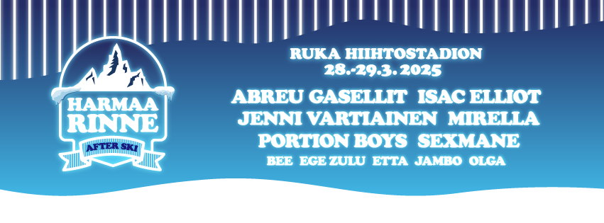 Suomen suurin after ski Harmaa Rinne julkistaa lisää esiintyjiä Rukan Hiihtostadionille ...