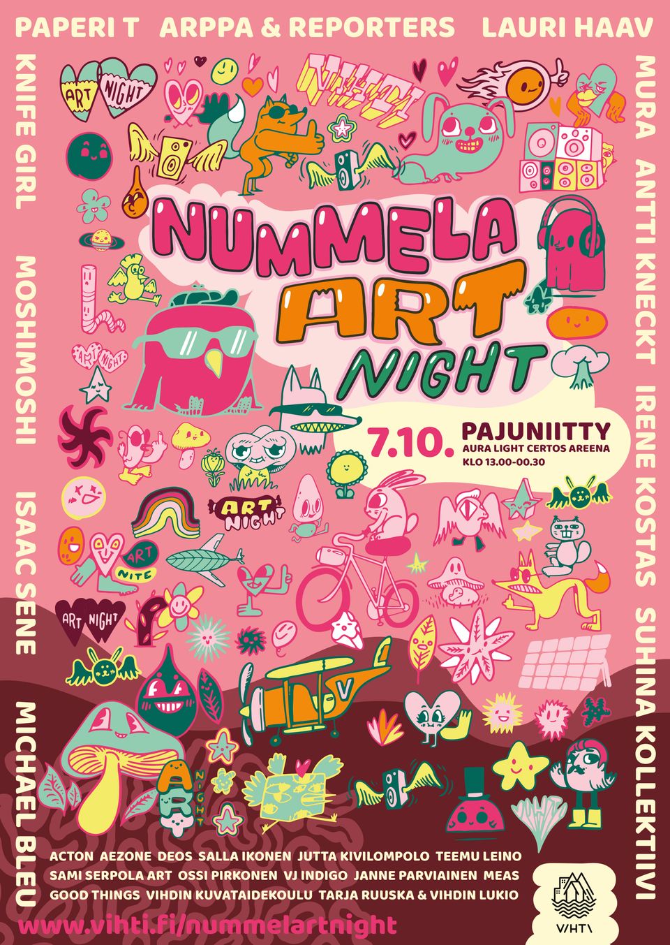 Taide- ja musiikkifestivaali Nummela Art Nightin vuoden 2023 ...