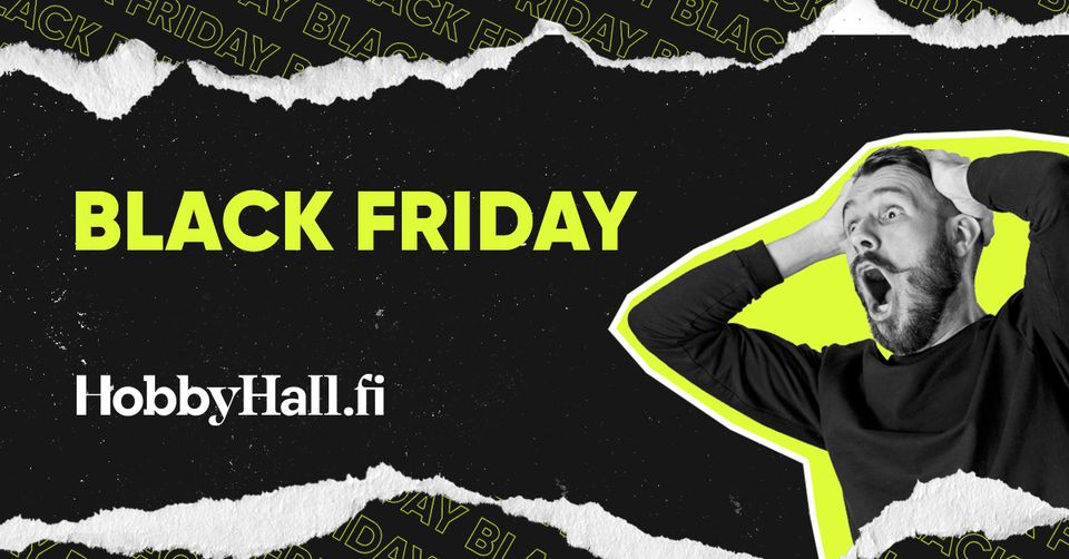 Hobbyhall.fi Black Friday -myynti täydessä vauhdissa! | Hobby Hall Suomi Oy