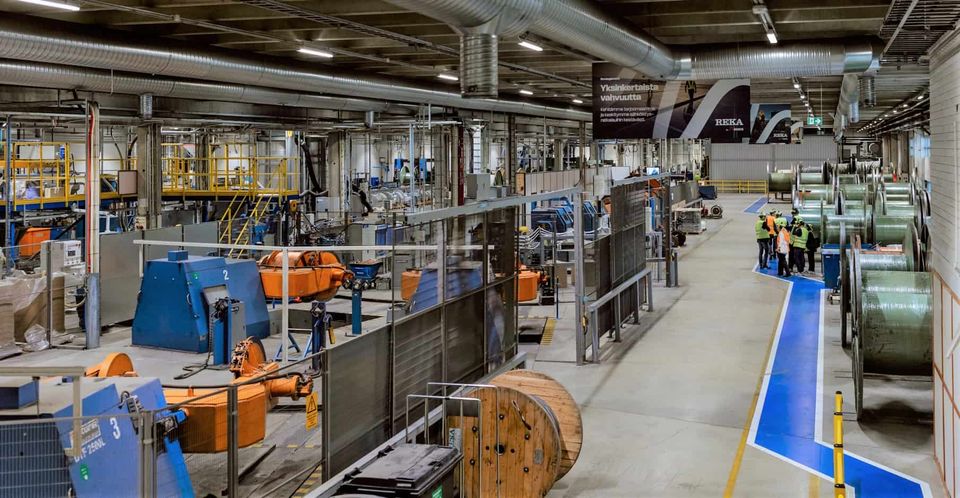 Reka Kaapelin uudistettu tuotantolaitos Riihimäellä on valmis ...