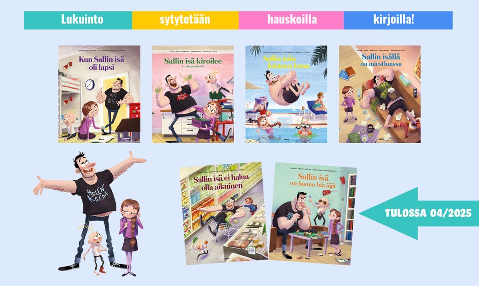 Lapsiperheet hurmanneita Sallin isä -kirjoja saatavilla nyt suurimmista ...