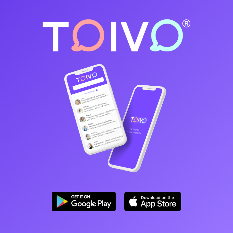 Kuka tukisi, kun koko Suomi lomailee – Toivo-sovellus mahdollistaa vertaistuen ajasta ja ...