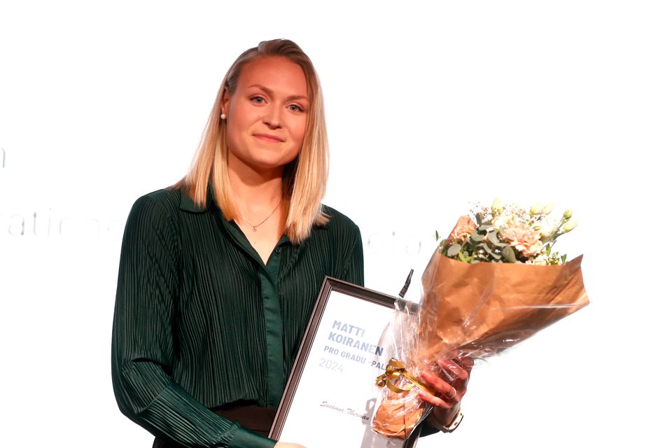 Perheyritysten liitto palkitsi vuoden maisterintutkielmana Susanna ...