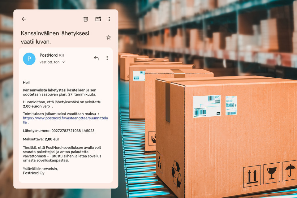 Laajasti levinnyt PostNord-huijaus nyt liikkeellä | Suomen ...